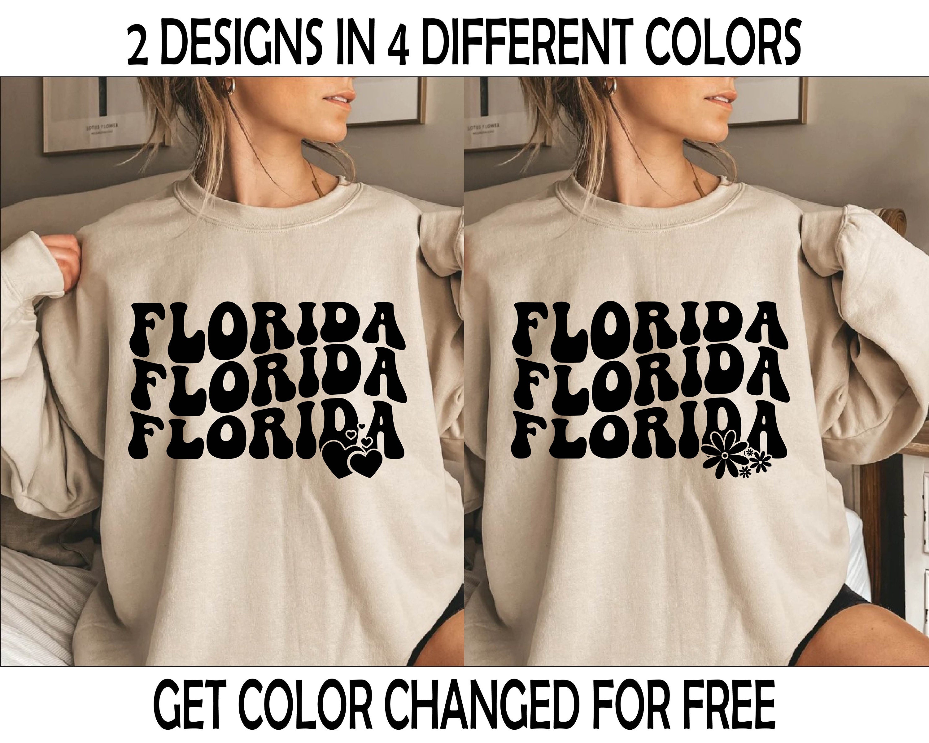 Florida Svg File Florida Retro Svg Florida Wavy Svg Florida Florida Png ...