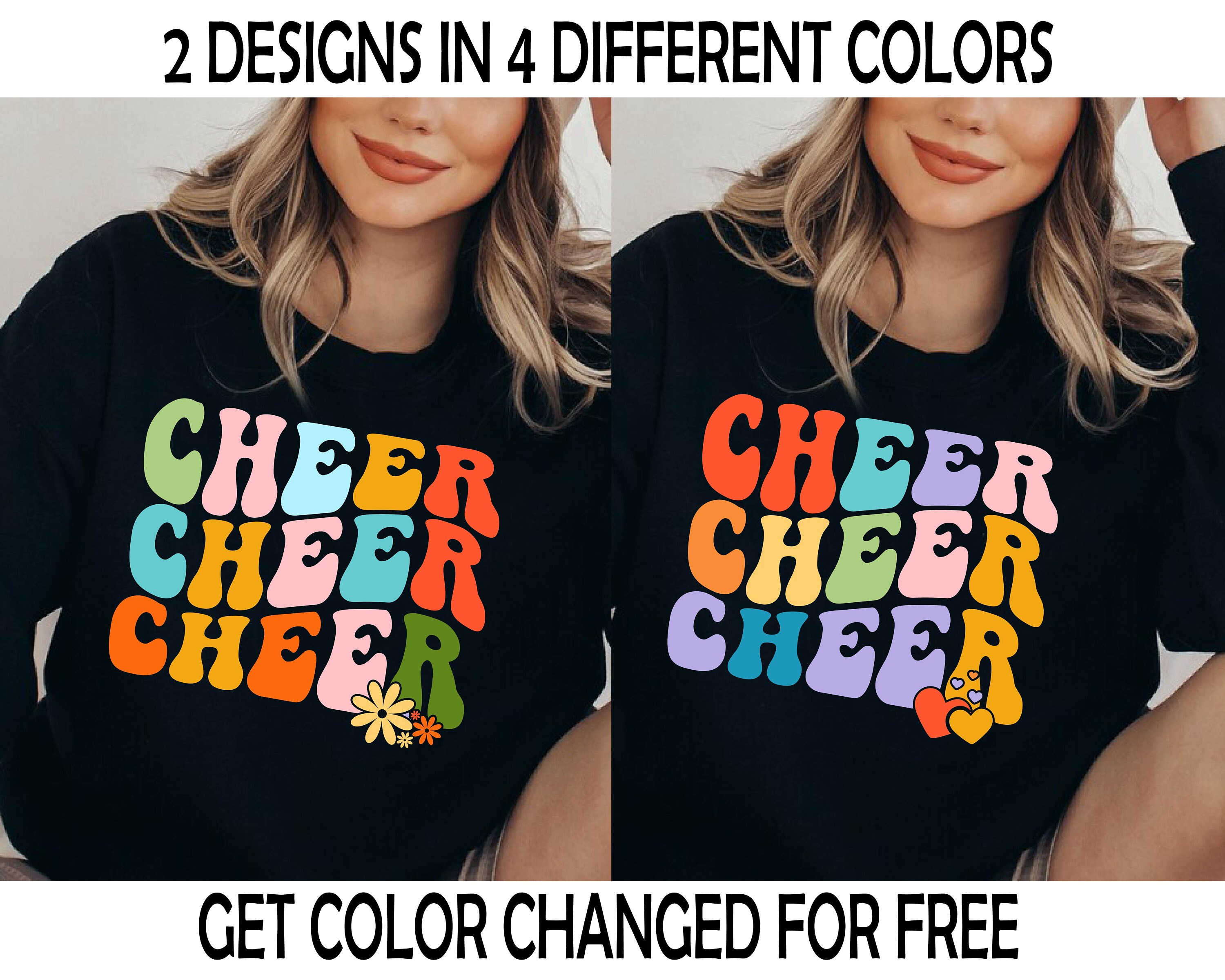 Cheer Svg File Cheer Retro Svg Cheer Wavy Svg Cheerleader Svg ...