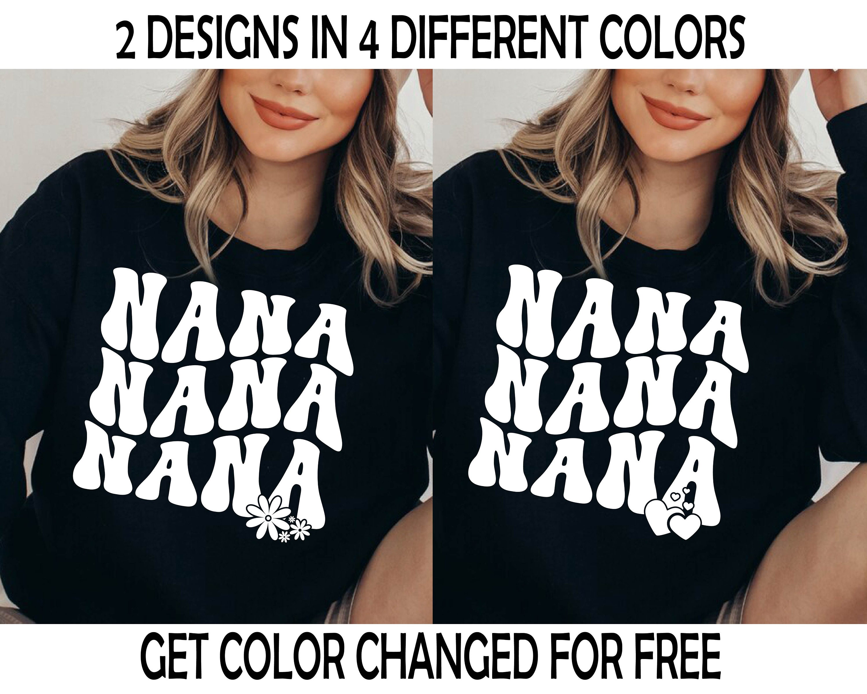 Nana Svg File Nana Retro Svg Nana Wavy Svg Nana Nana Png Nana Shirt Svg ...