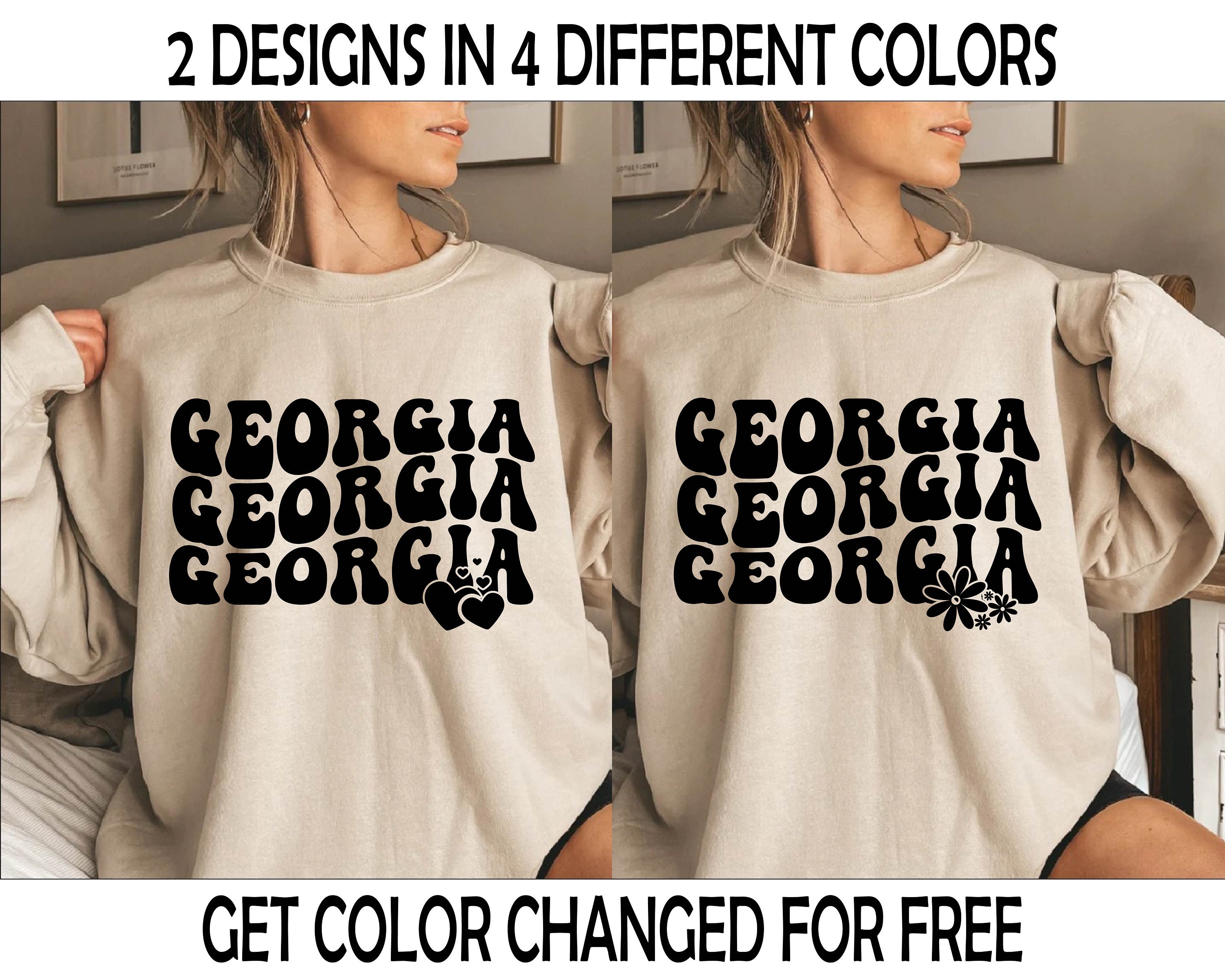 Georgia Svg File Georgia Retro Svg Georgia Wavy Svg Georgia Georgia Png ...