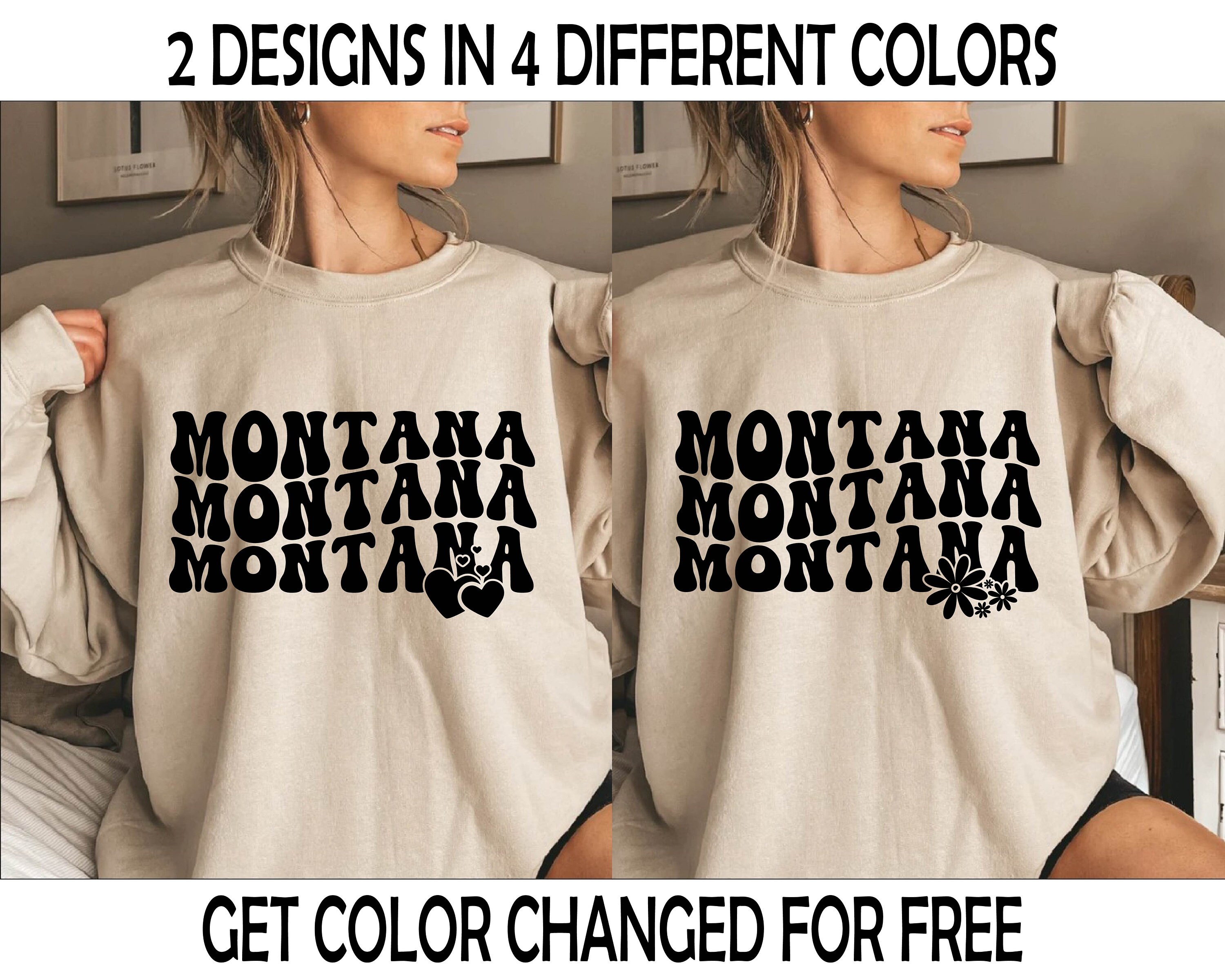 Montana Svg File Montana Retro Svg Montana Wavy Svg Montana Montana Png ...