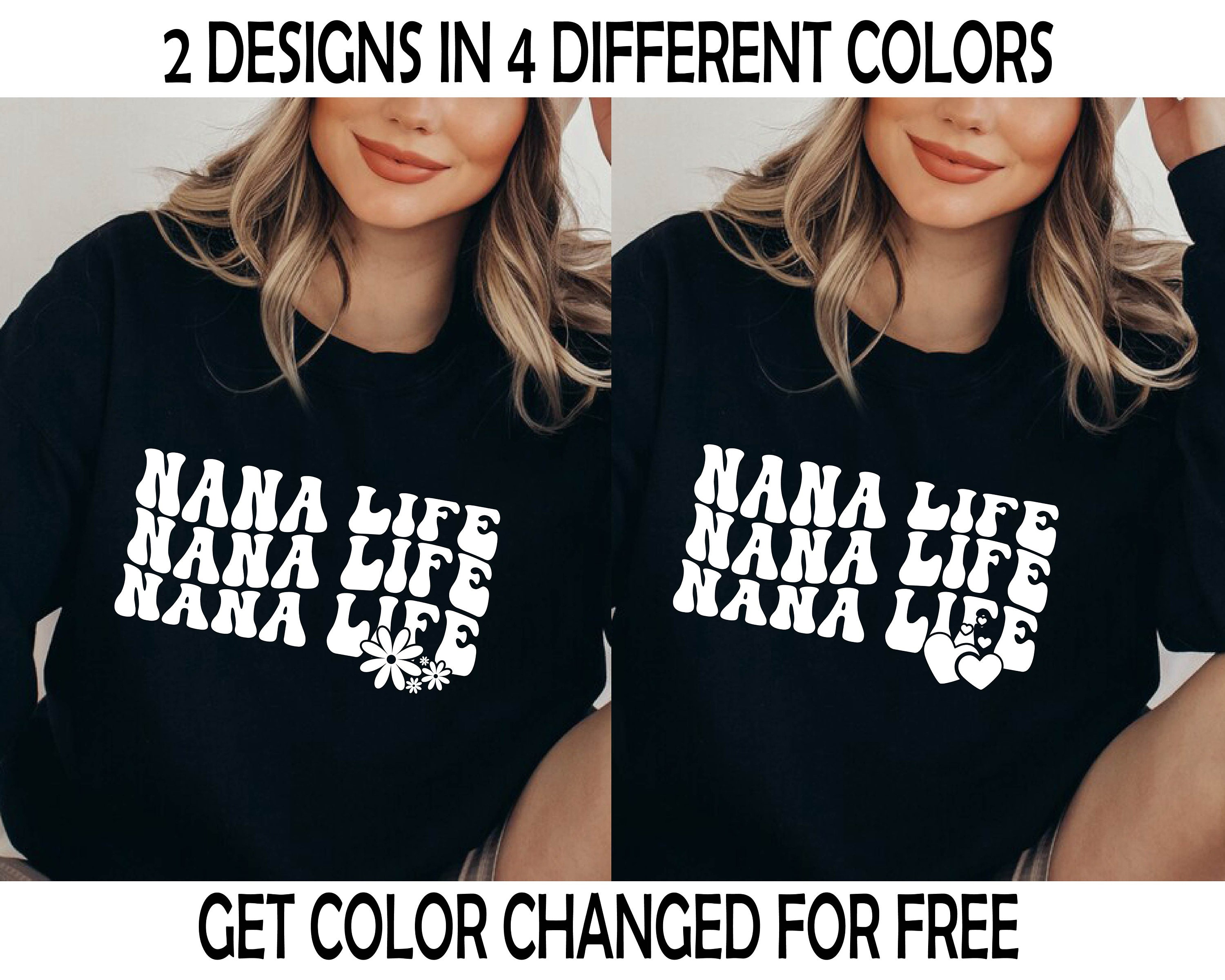 Nana Life Svg File Nana Life Retro Svg Nana Life Wavy Svg Nana Life ...