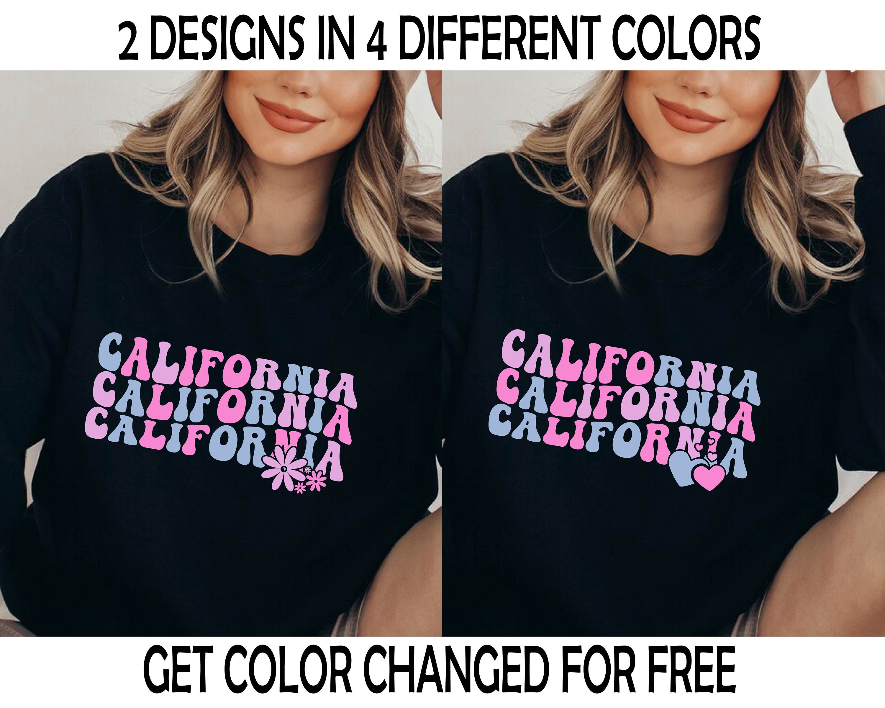 California Svg File California Retro Svg California Wavy Svg California ...