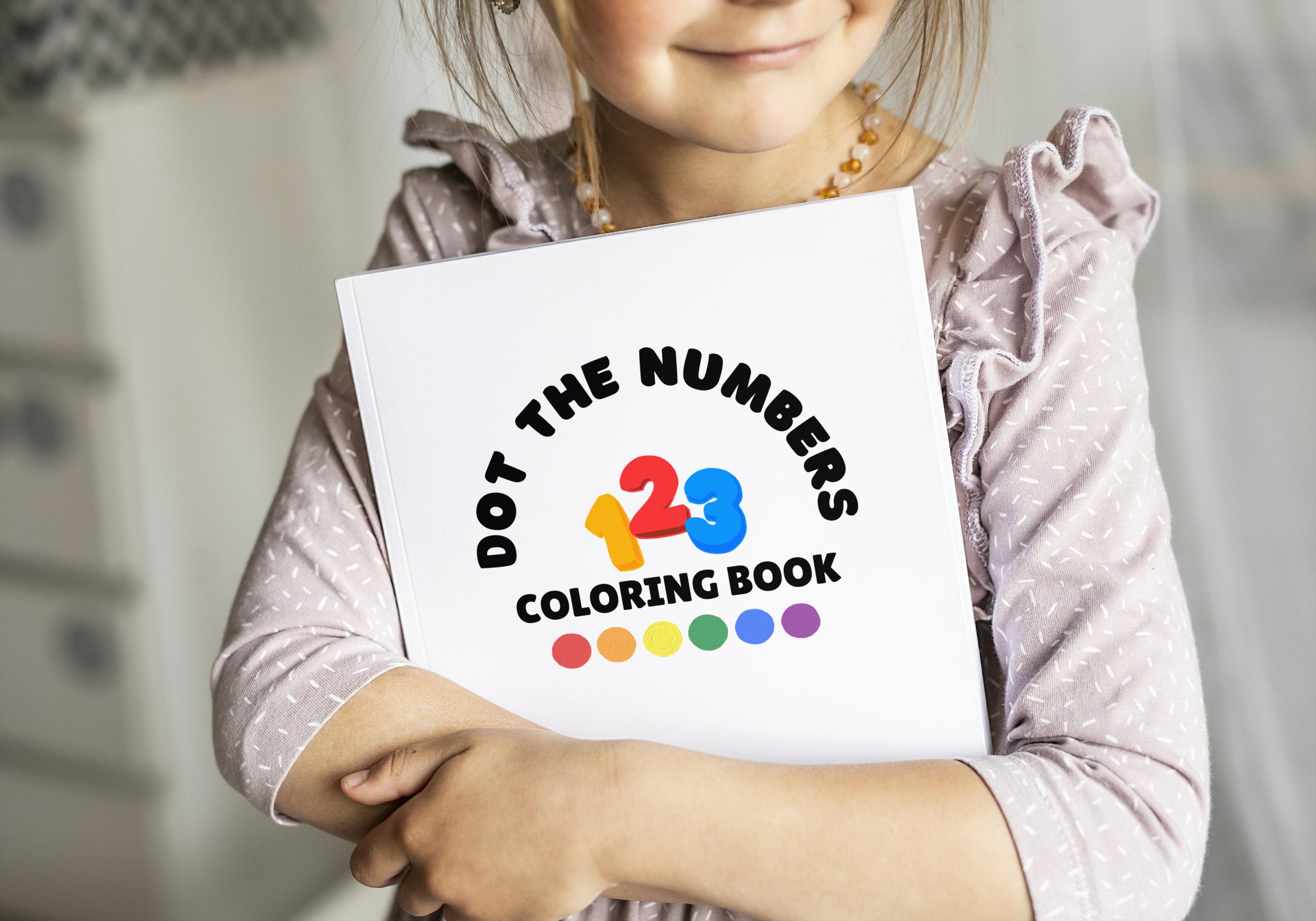 Dot Marker Numbers Coloring Pages: Learning Printables for Toddlers ...