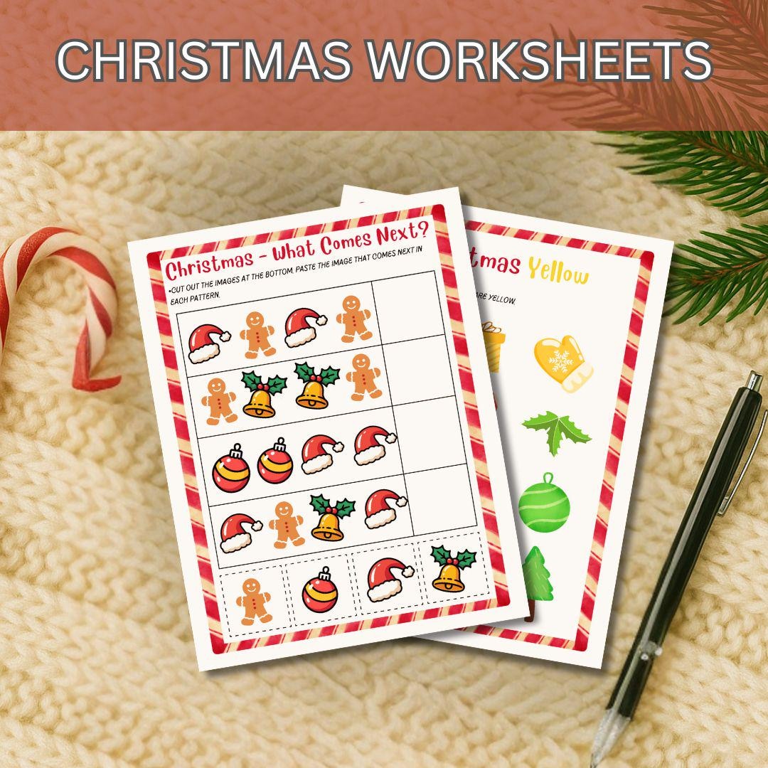 Christmas Worksheets for Kids – Holiday Learning Activities Printable ...