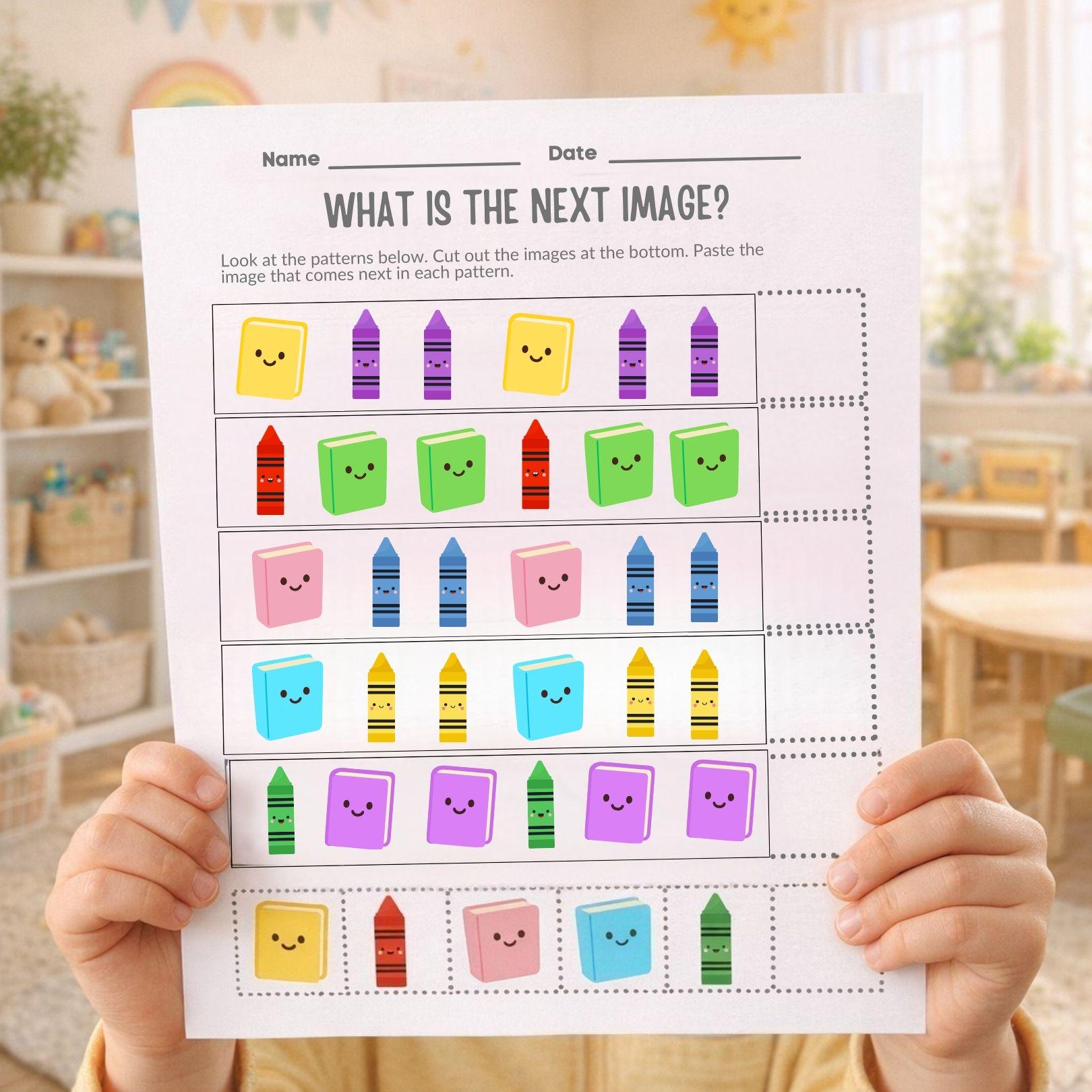 Pattern and Counting Worksheets for Kids | Learning Pages (instant ...