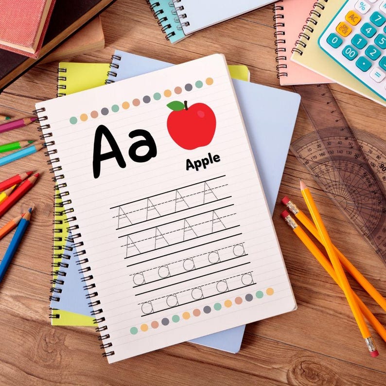 Printable Alphabet Tracing and Coloring Book | ABC Learning | Preschool ...