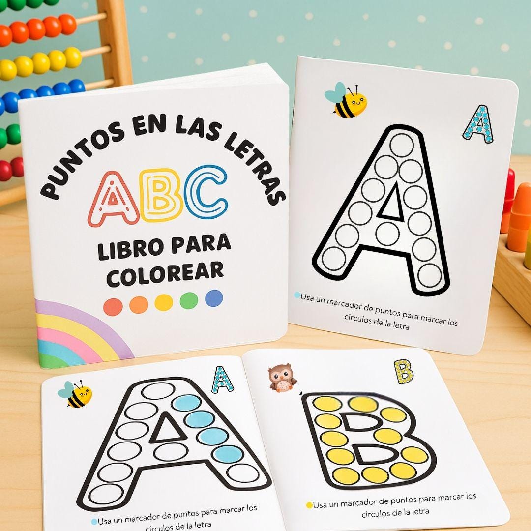 ABC Book in Spanish | Do a Dot Alphabet | Spanish Teacher | Printable ...
