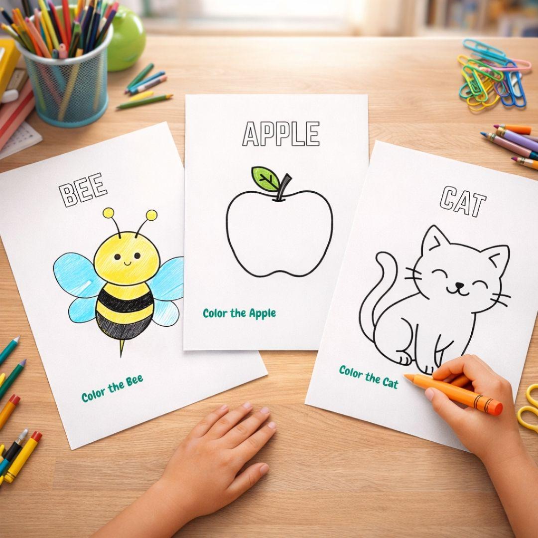 Printable Alphabet Tracing and Coloring Book | ABC Learning | Preschool ...