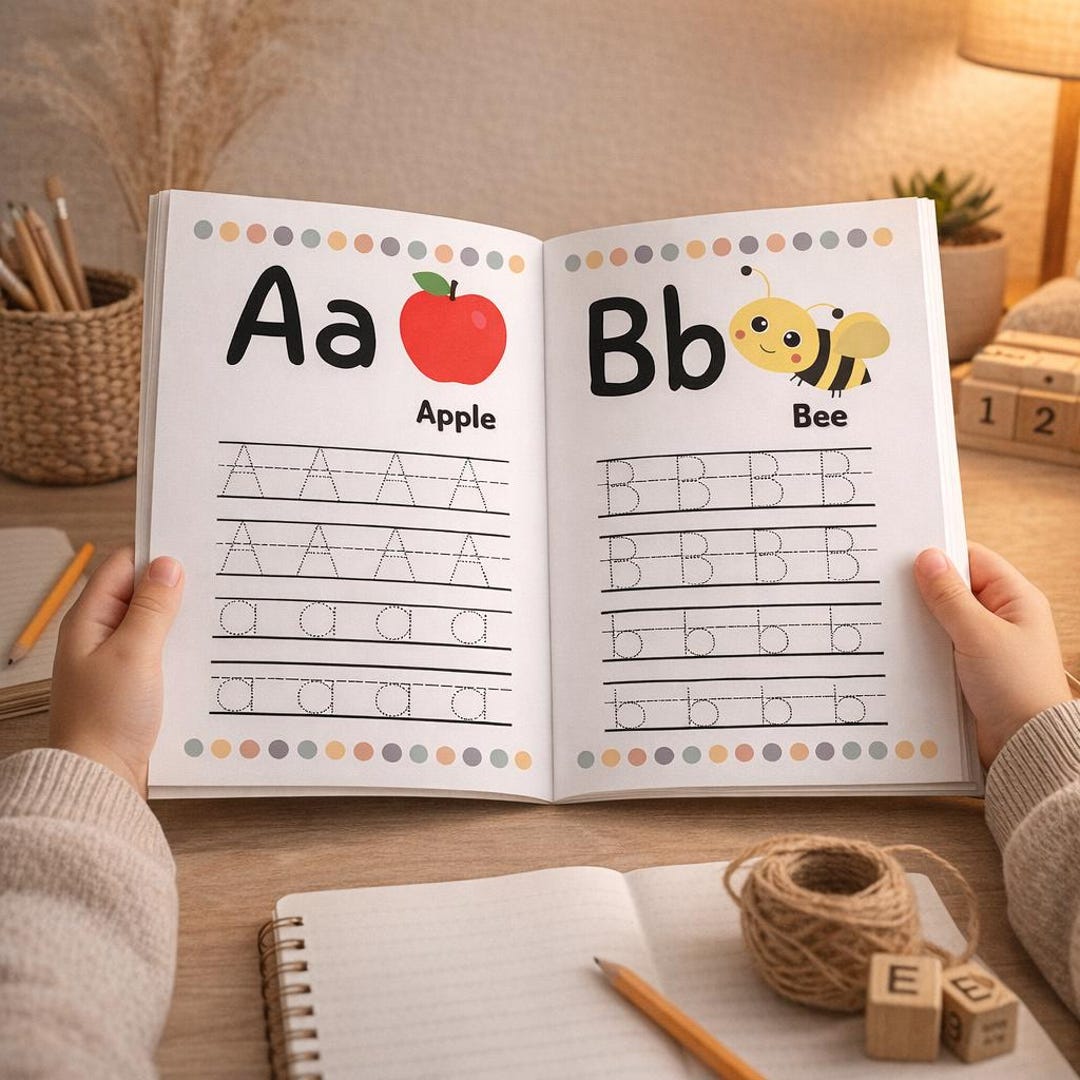 Printable Alphabet Tracing and Coloring Book | ABC Learning | Preschool ...