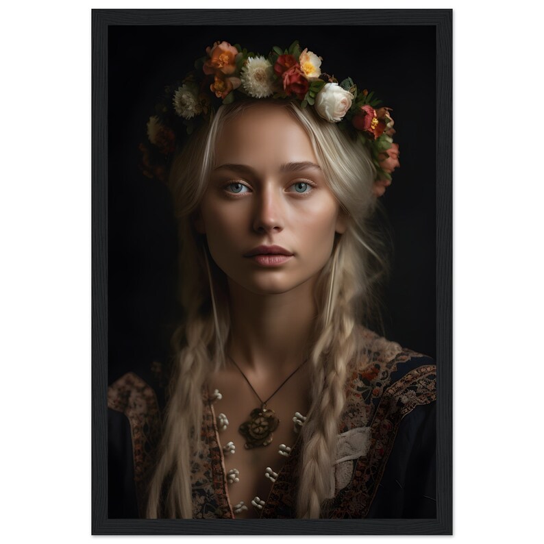 Premium Poster "madeleine" With Wooden Frame - Etsy