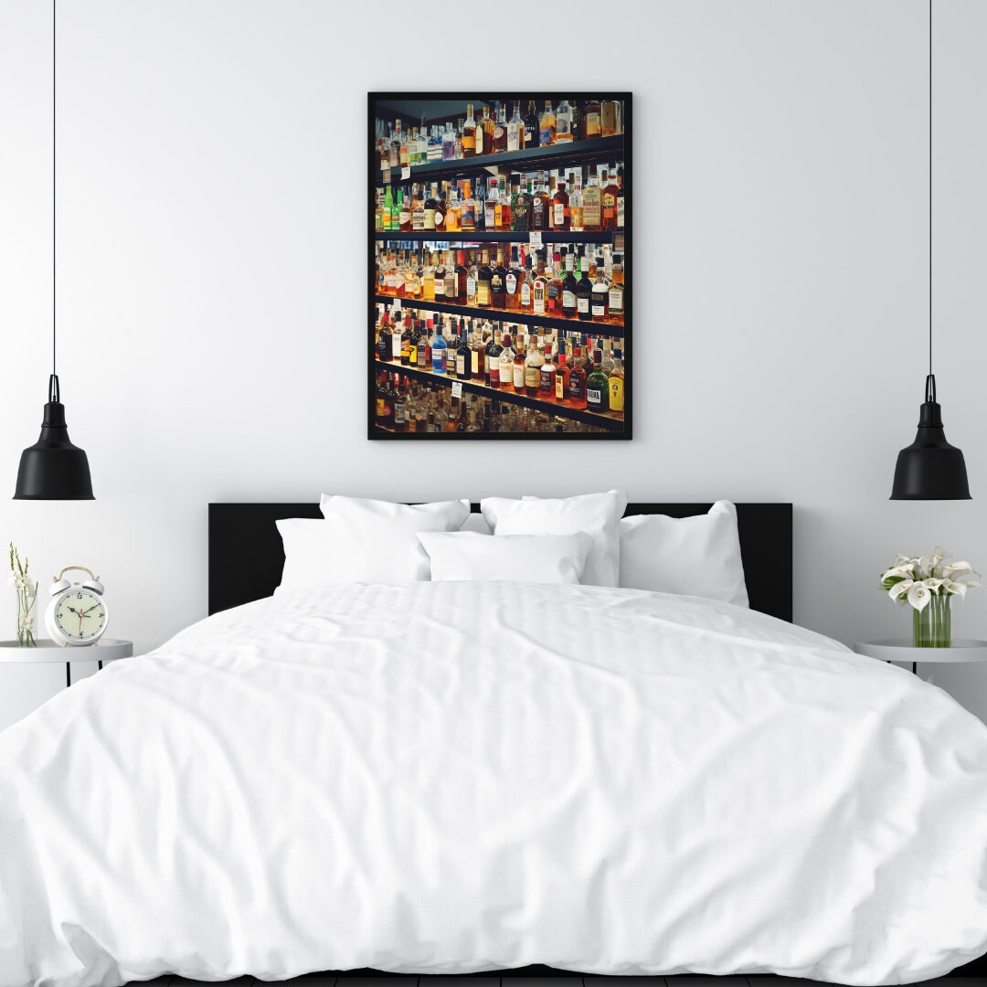 Vintage Beer Poster | Bar Art Print | Kitchen Poster | Alcohol Prints ...