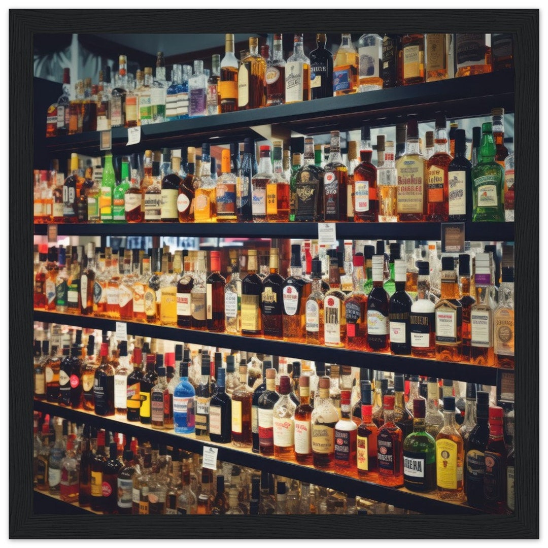 Vintage Beer Poster | Bar Art Print | Kitchen Poster | Alcohol Prints ...