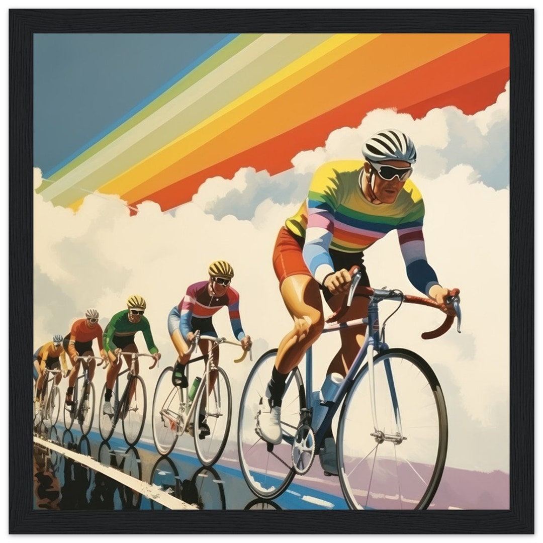 Road Bike Poster Bicycle Picture Bicycle Poster Cycling Wall Art ...