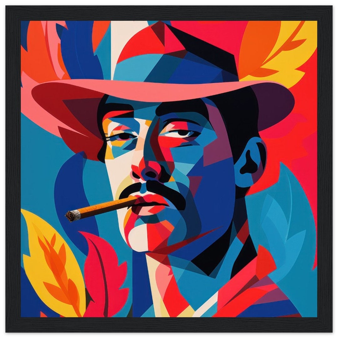 Retro Cigars Poster Cigar Art Smoking Cigars Whiskey Posters Bar ...