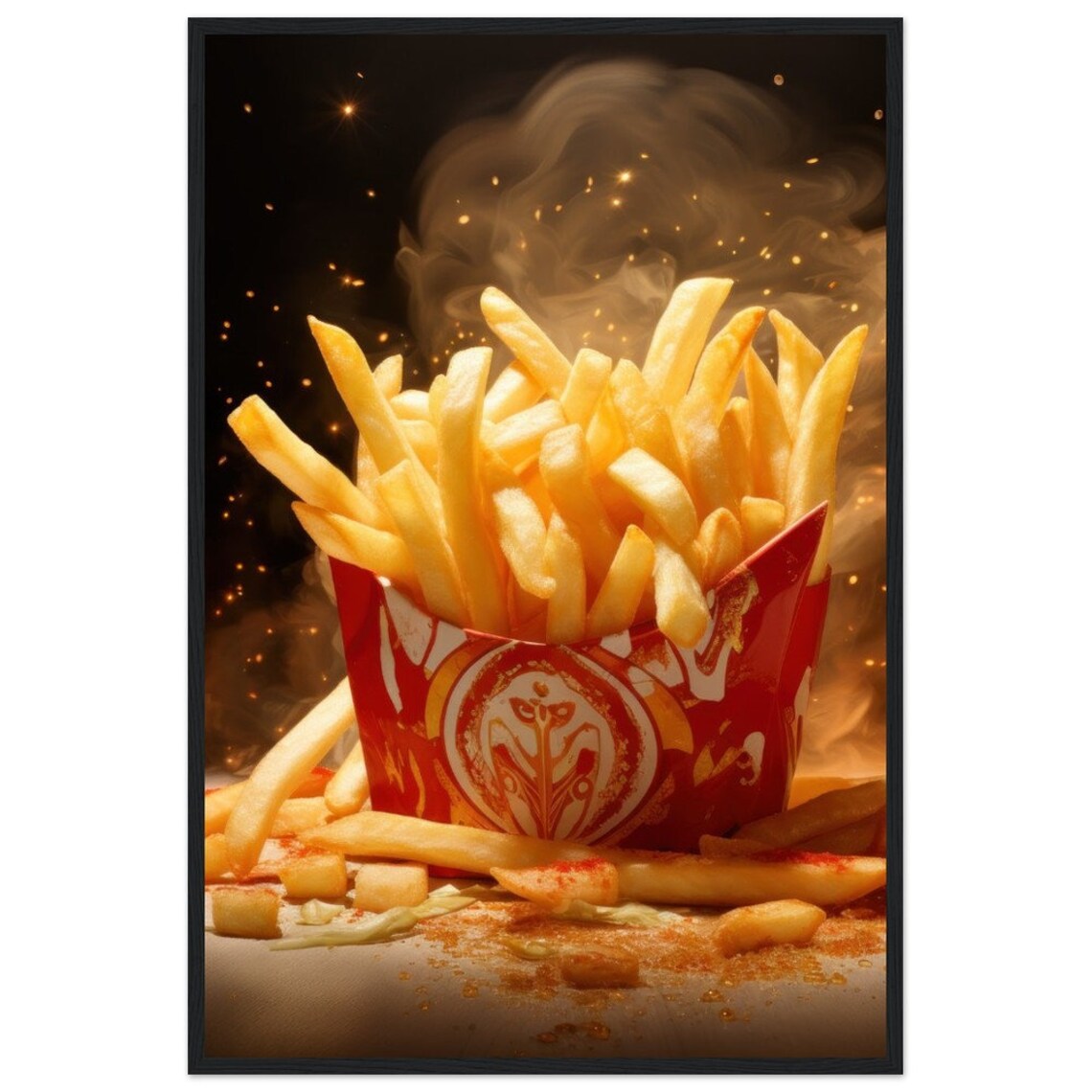 French Fries Poster | French Fries Print | French Fries Style | Kitchen ...