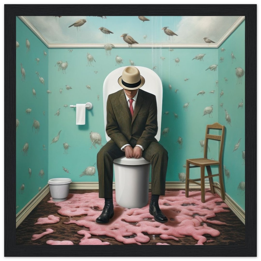 Witzige Badezimmer Poster Toilet Prints WC Poster - Etsy.de