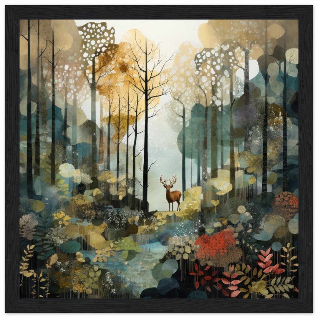 Black Forest Deer Black Forest Collage Black Forest Picture Animal ...