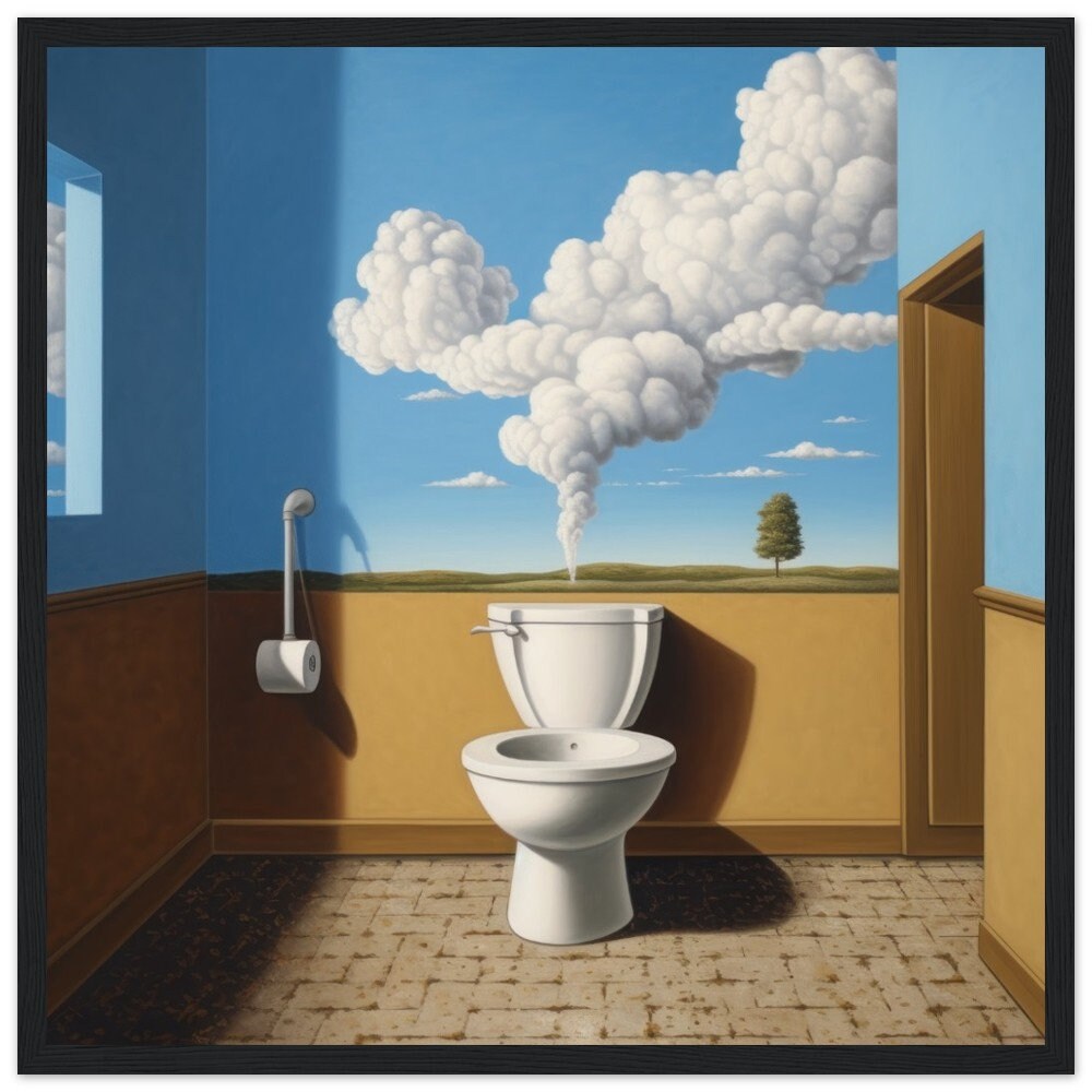 Funny Bathroom Posters Toilet Prints Toilet Posters Bathroom Wall Art ...