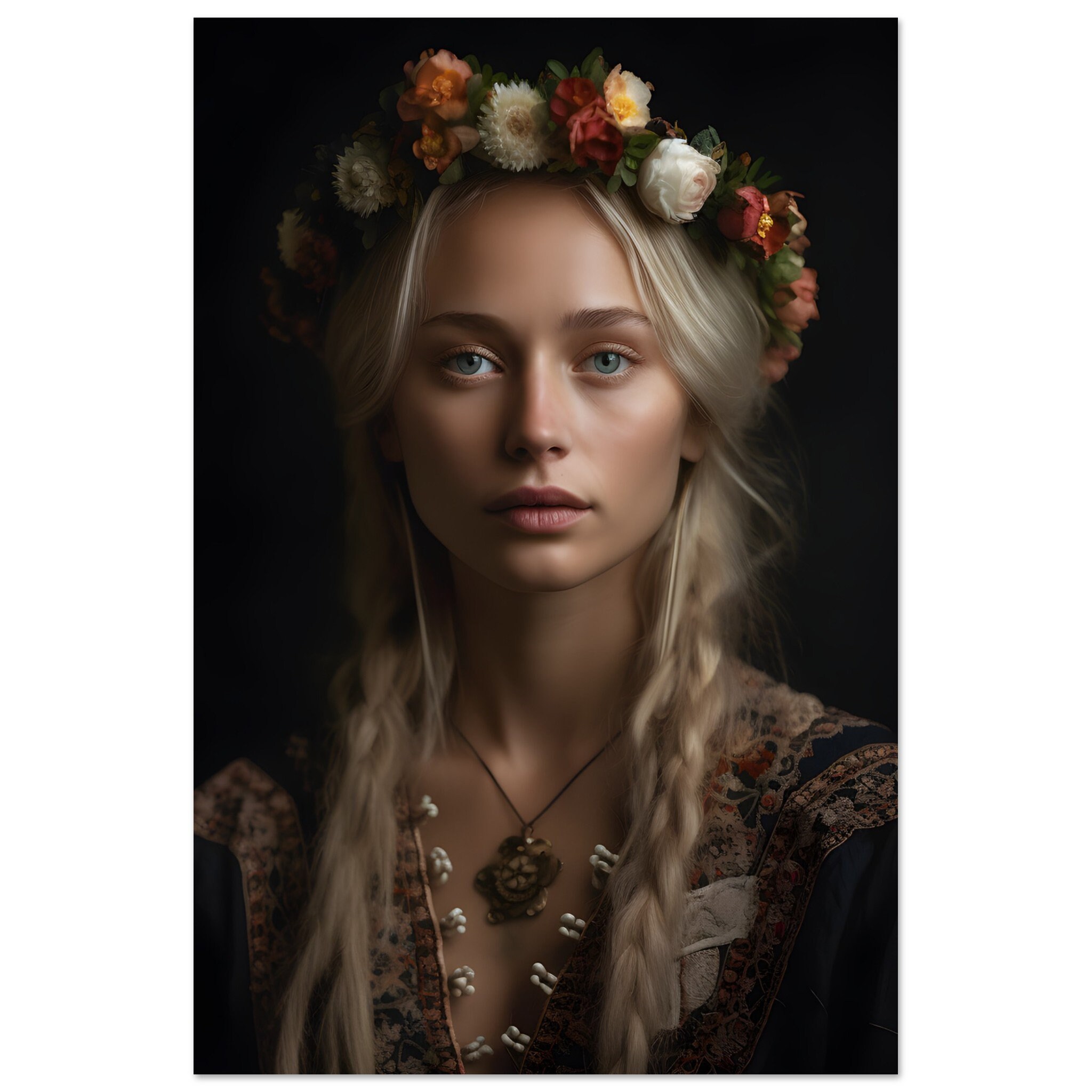 Canvas Poster for the Living Room | Vintage Photography | Traditional ...