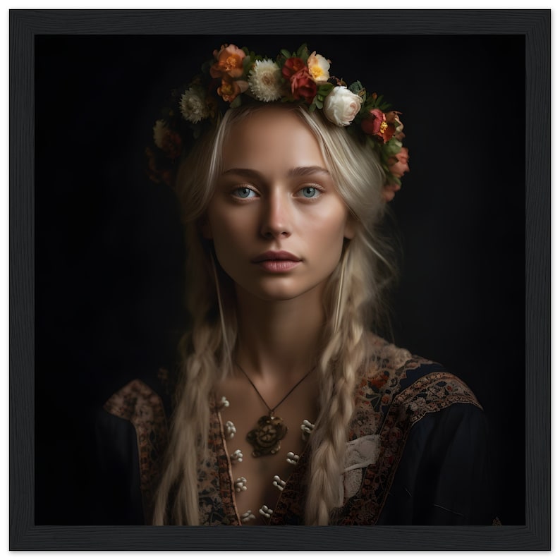 Premium Poster "madeleine" With Wooden Frame - Etsy