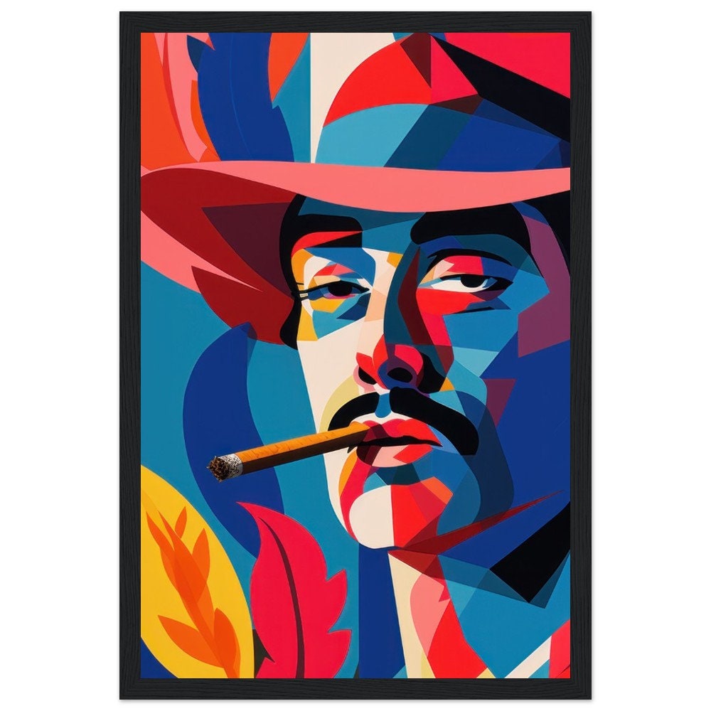 Retro Cigars Poster Cigar Art Smoking Cigars Whiskey - Etsy