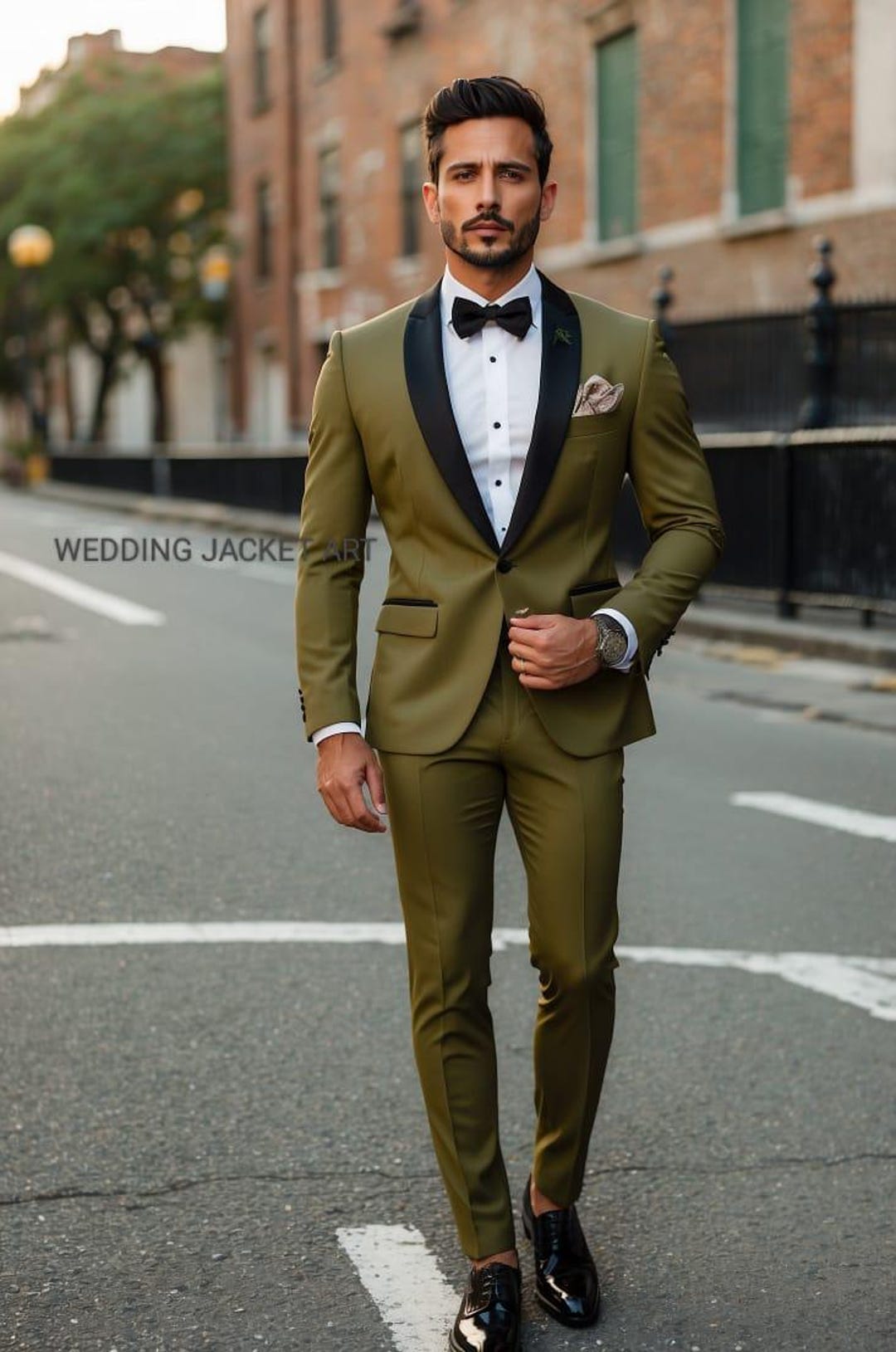 Olive Green Tuxedo Rental