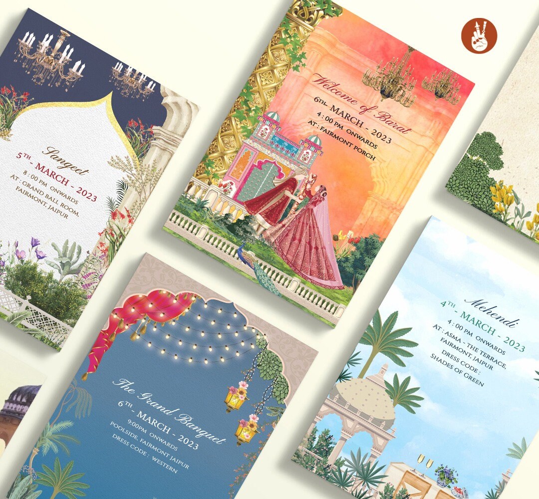 Rajasthani Traditional Indian Hindu Classic E-invite. - Etsy