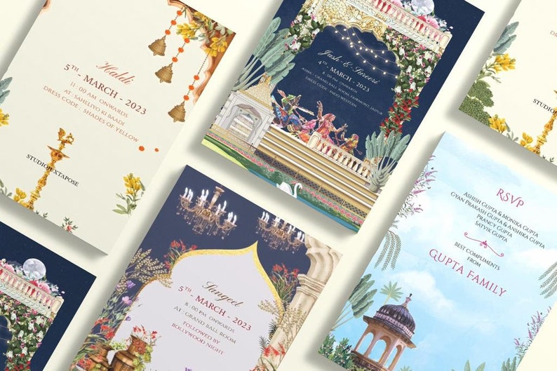 Rajasthani Traditional Indian Hindu Classic E-invite. - Etsy