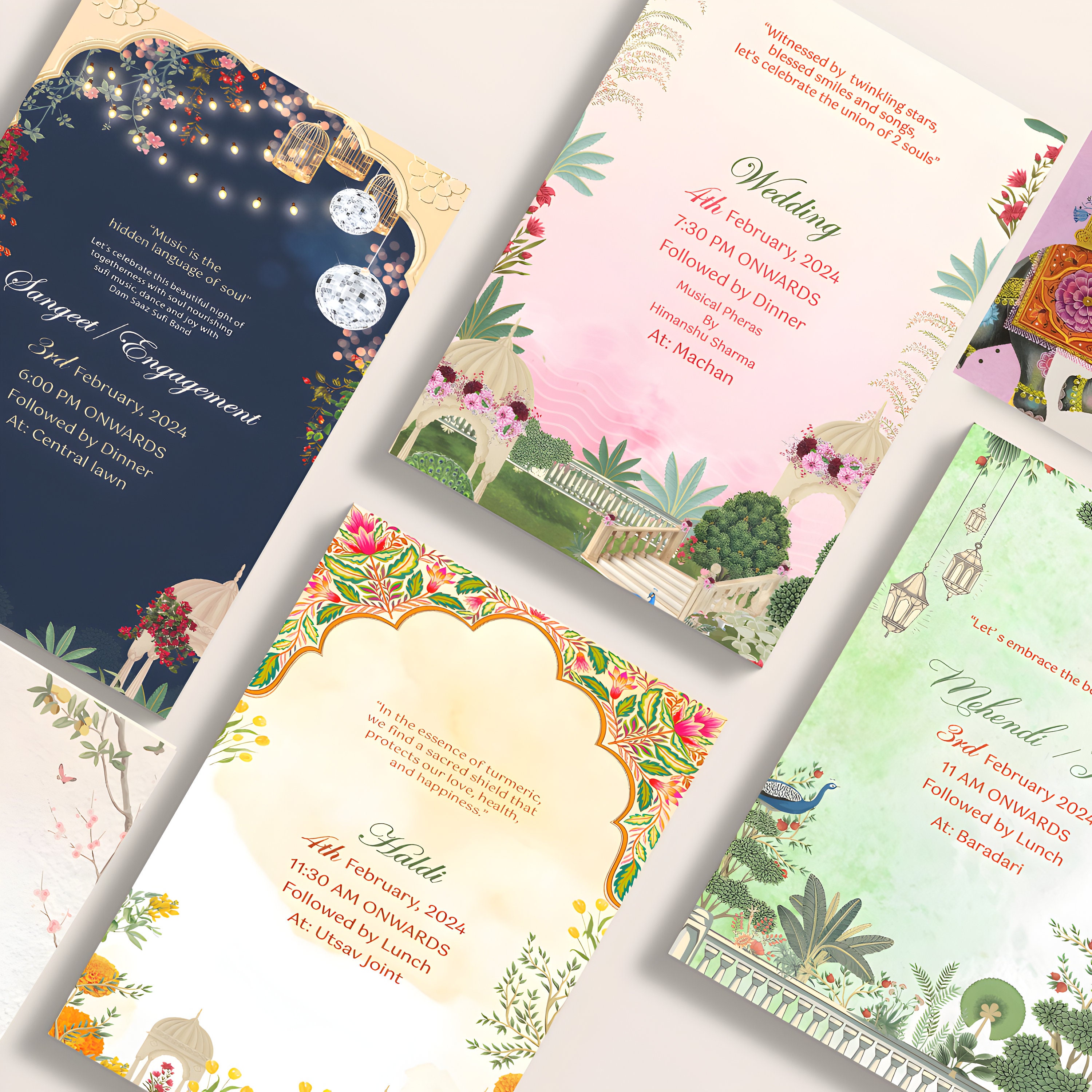 Royal Indian Wedding Invite - Etsy