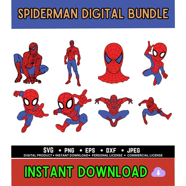 Spiderman Summer Png - Etsy