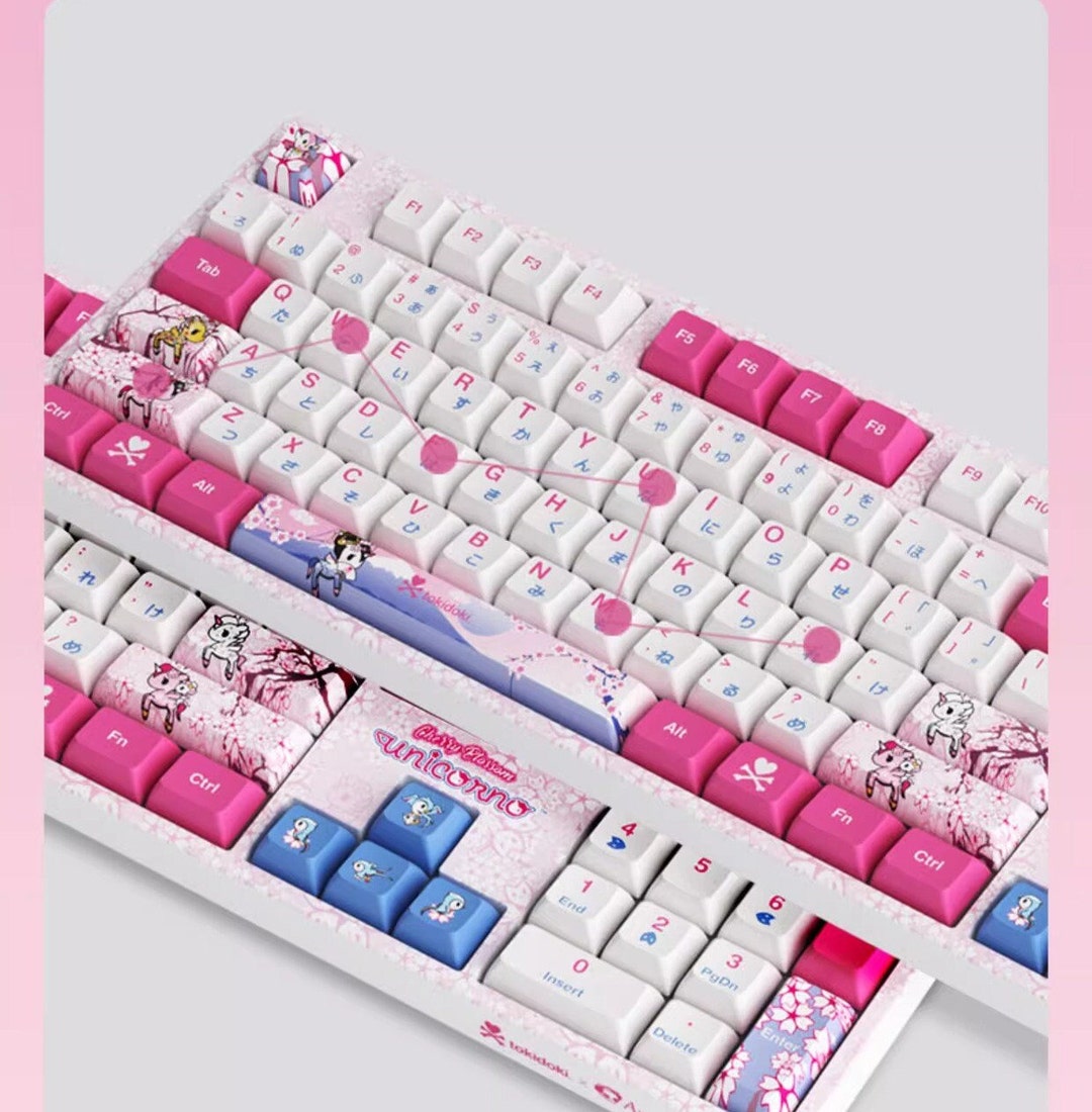 Girls Anime Cartoon Keyboard Personalized Keyboard Colorful - Etsy