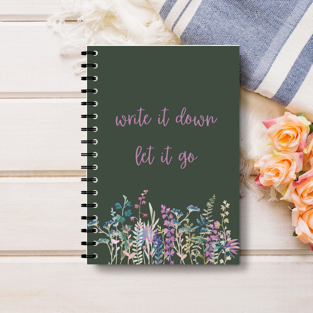 Spiral Notebook Journal With Blank Pages Self Care Gratitude ...