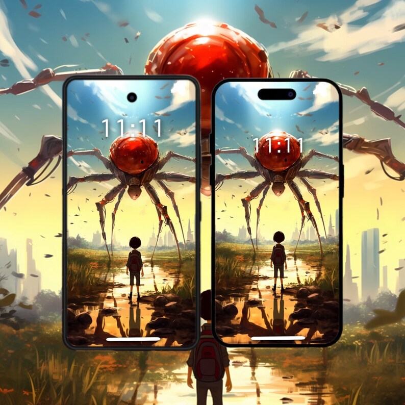 Unique Spider Wallpaper for Smart Phone - Etsy