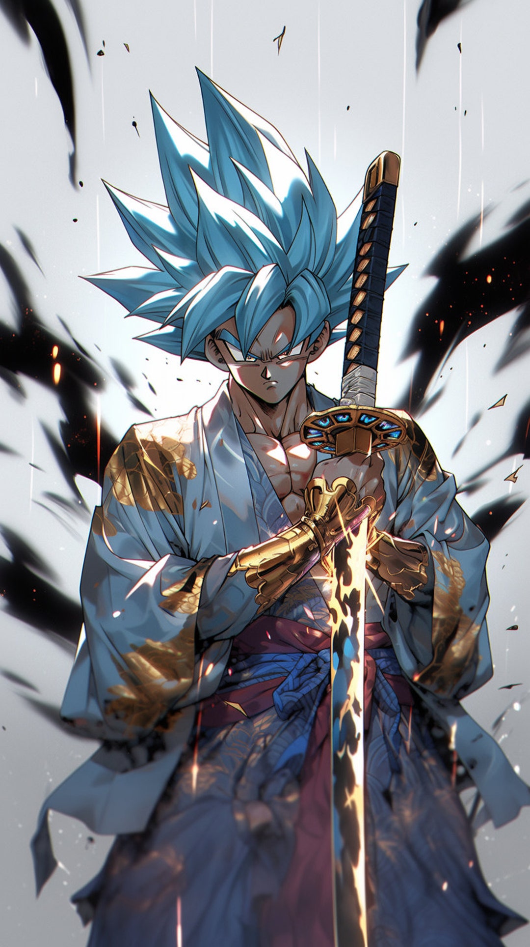 DB Goku Samurai AI Artwork Wallpaper - Etsy Australia