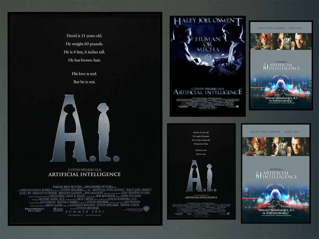 AI Artificial Intelligence Movie Poster 2023 Film/room Decor Wall Art ...