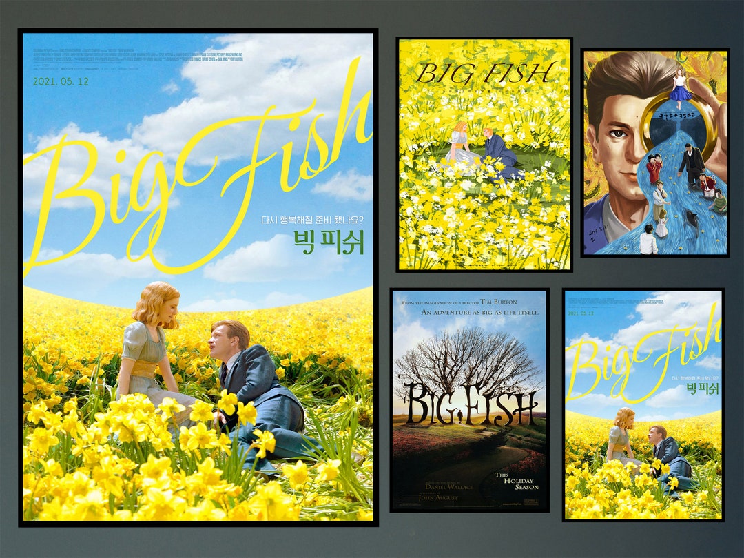 Big Fish Movie Poster 2023 Film/room Decor Wall Art/poster Gift/canvas ...