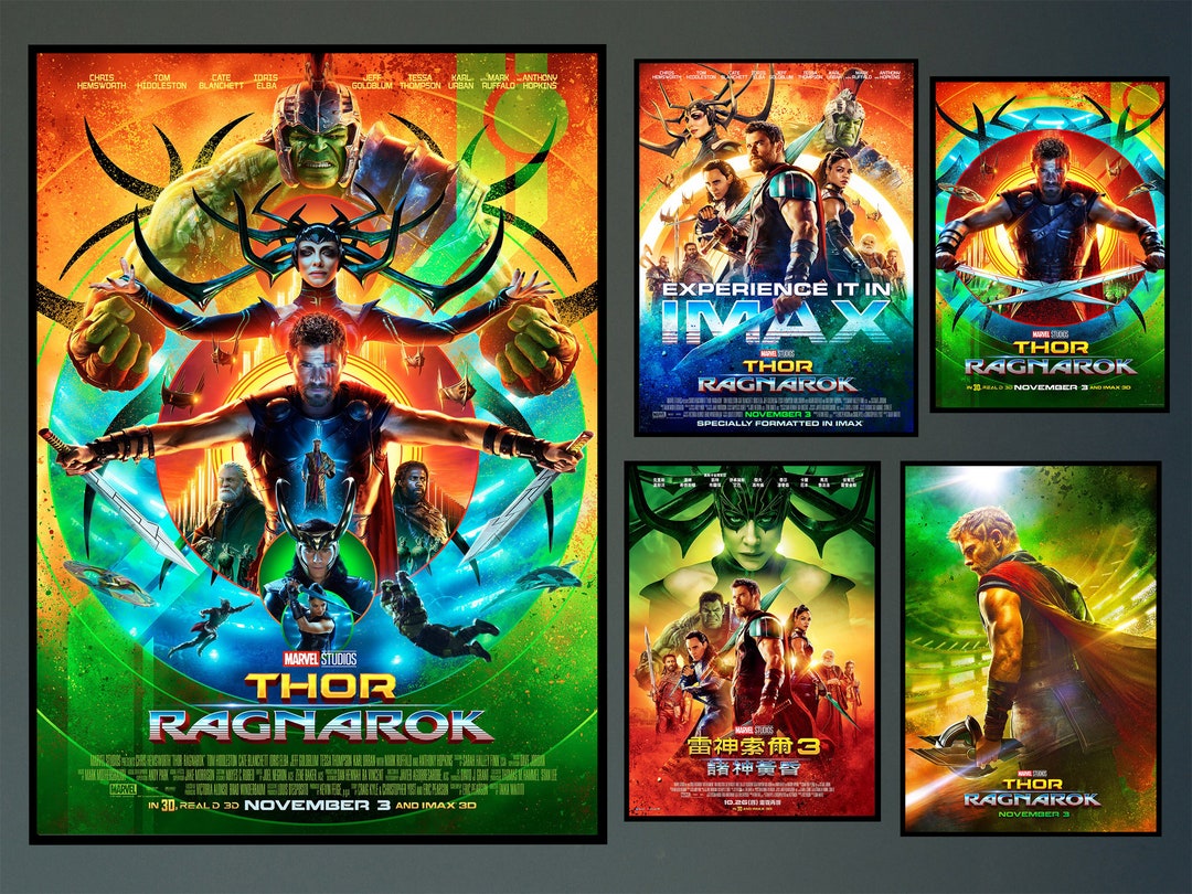 Thor Ragnarok Movie Poster 2023 Film/room Decor Wall Art/poster Gift ...
