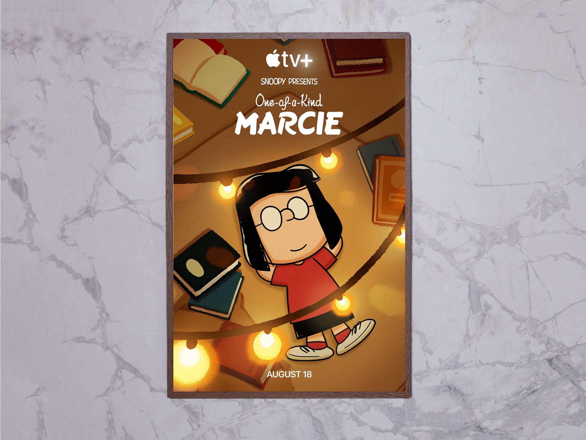 Snoopy Presents One of a Kind Marcie Movie Poster 2023 Film/room Decor ...