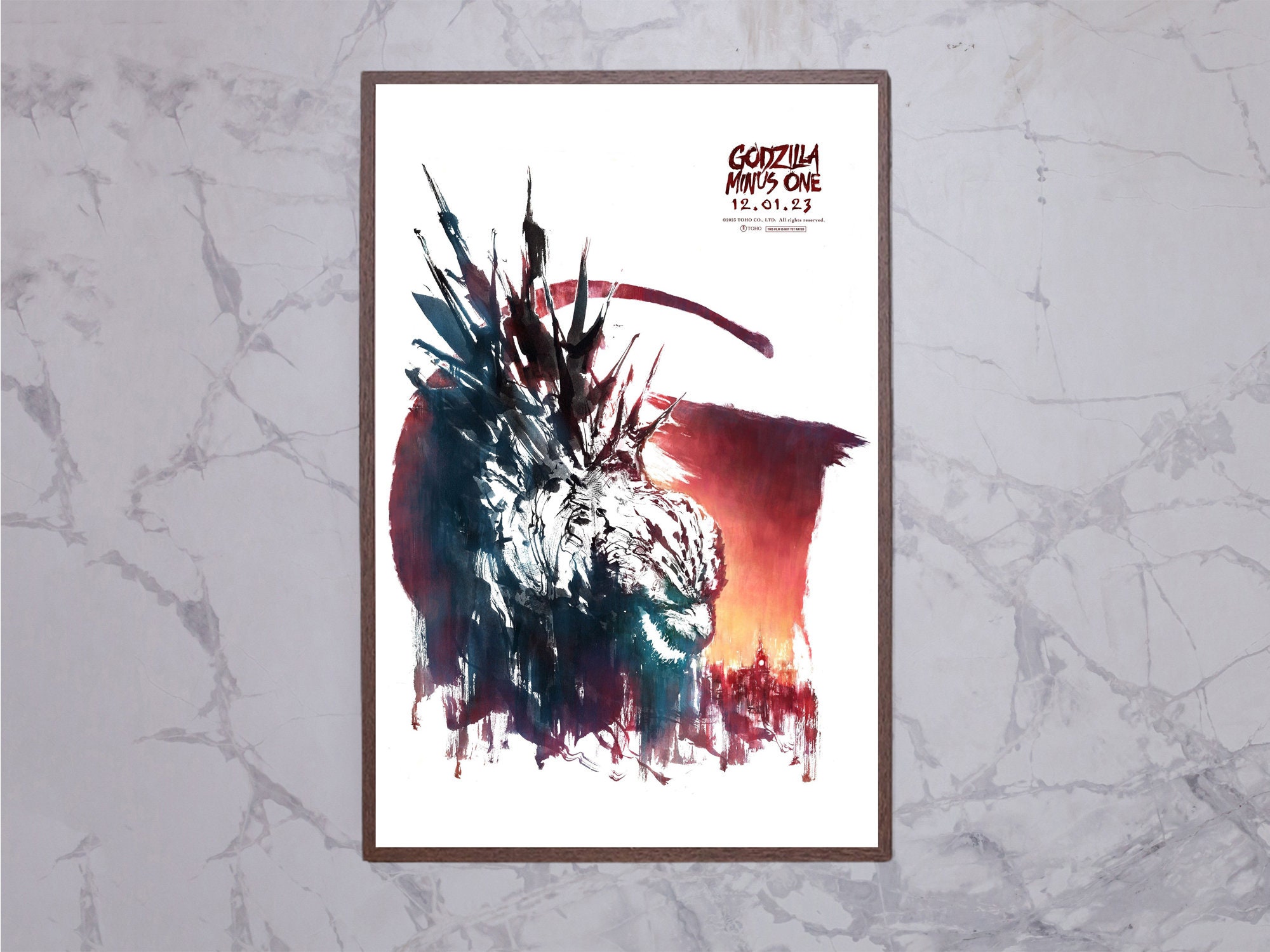 Godzilla minus One Movie Poster 2023 Film/room Decor Wall - Etsy Ireland