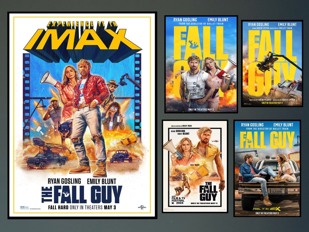 The Fall Guy Movie Poster 2023 Film/room Decor Wall Art/poster Gift ...