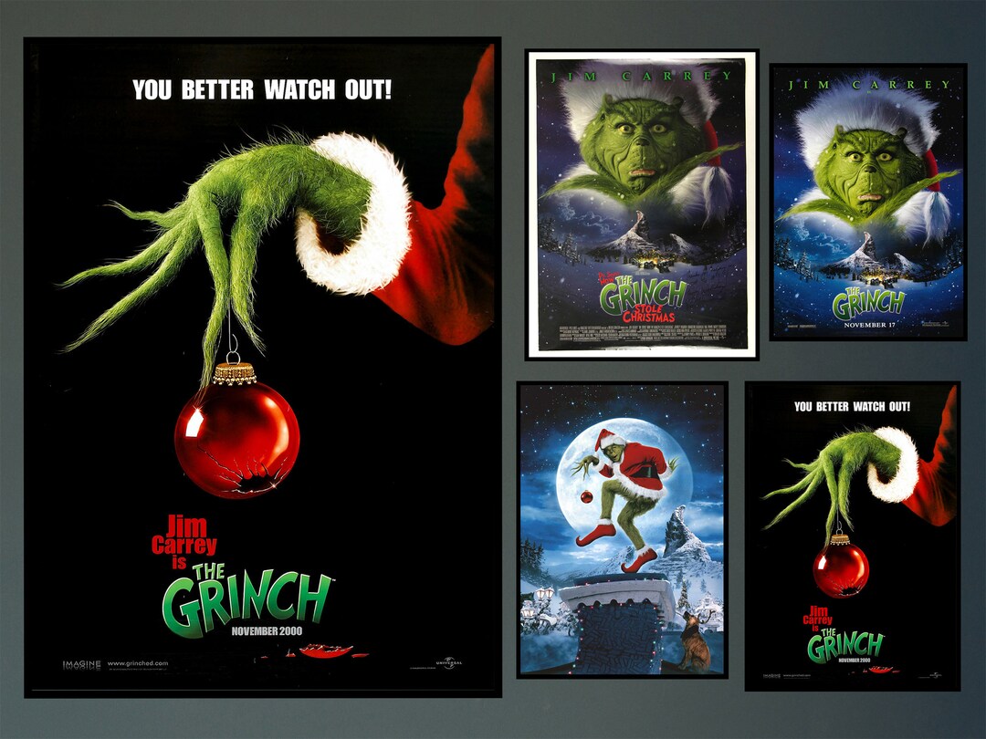 How the Grinch Stole Christmas Movie Poster 2023 Film/room Decor Wall ...