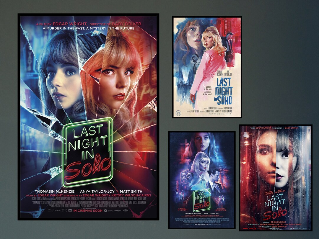 Last Night in Soho Movie Poster 2023 Film/dune Room Decor Wall - Etsy