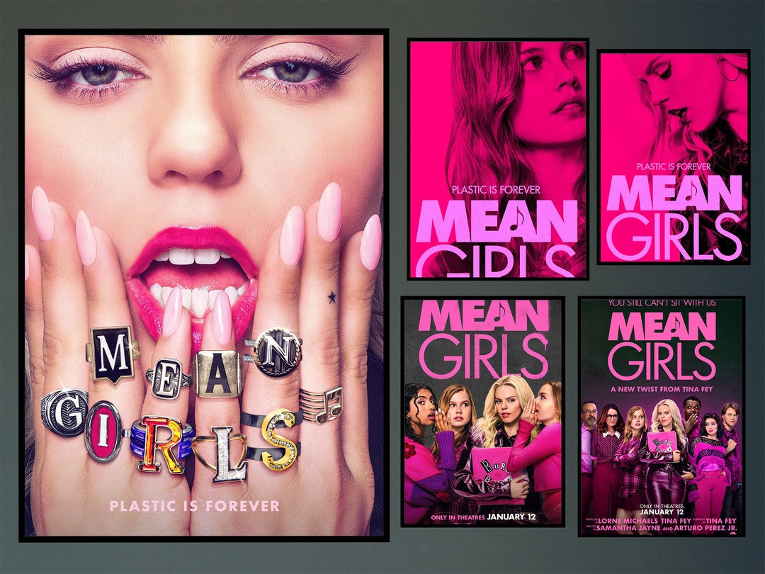 Póster de la película Mean Girls 2023, película/decoración de la ...