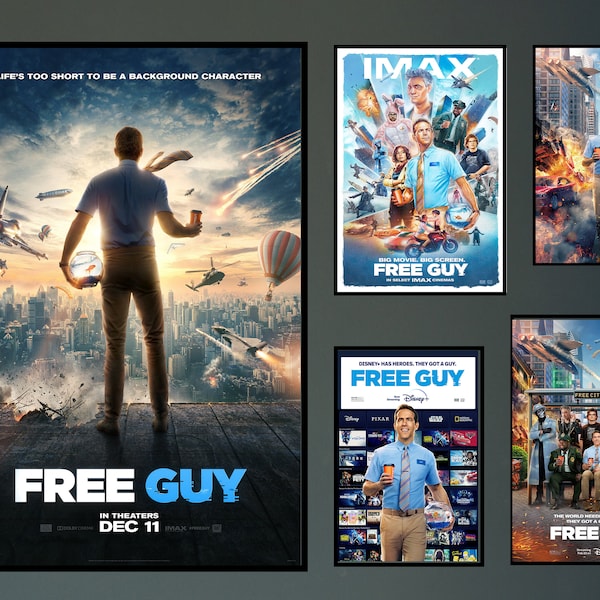 Free Guy Poster - Etsy