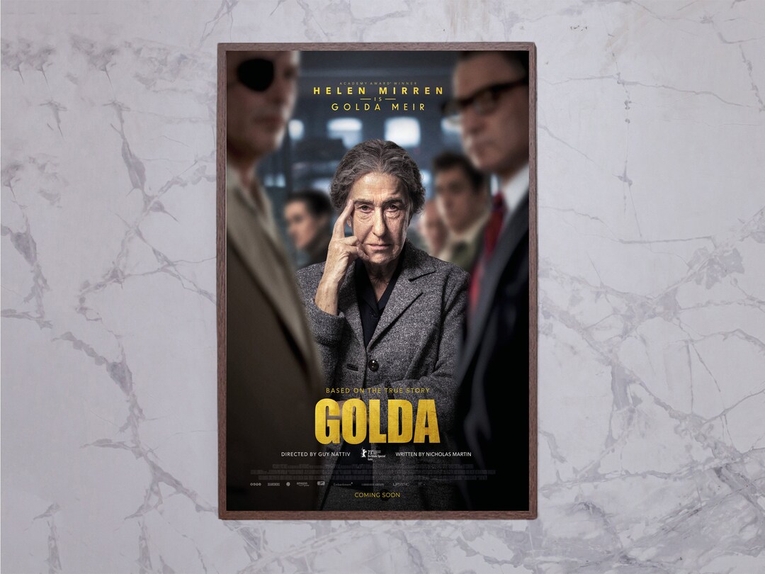 Golda Movie Poster 2023 Film/room Decor Wall Art/poster Gift/canvas ...