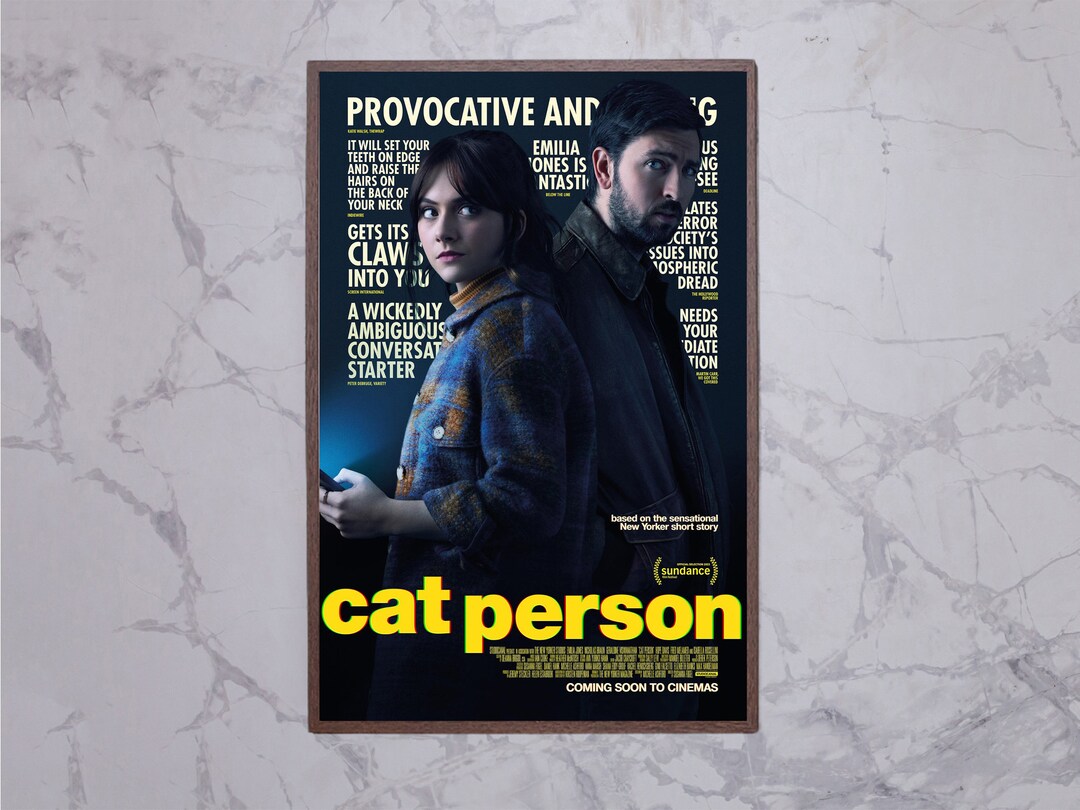 Cat Person Movie Poster 2023 Film/room Decor Wall Art/poster Gift ...