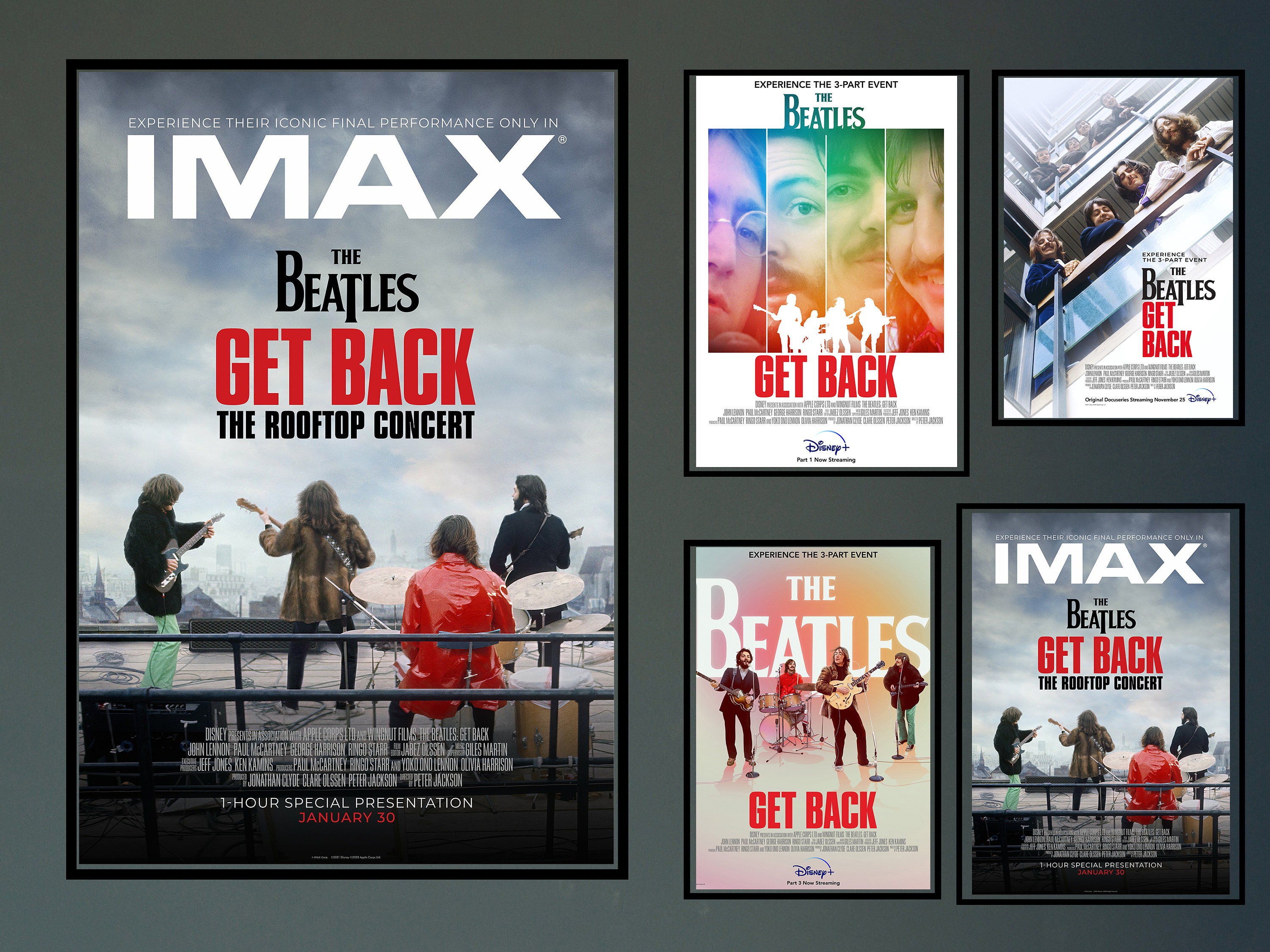 The Beatles: Get Back Movie Poster 2023 Film/dune Room Decor Wall Art ...