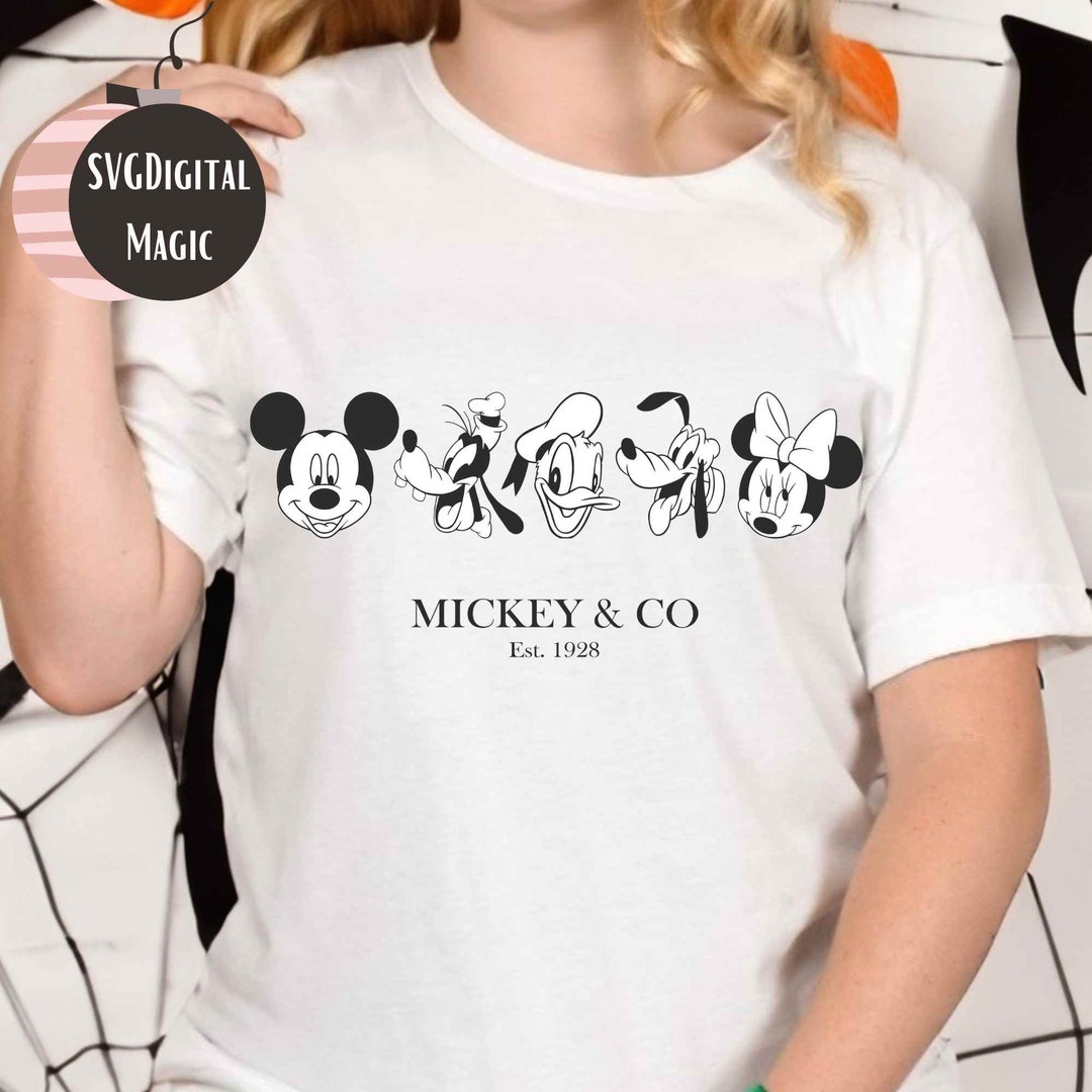 Retro Mic Key & Co Est 1982 PNG, Mickeyy Mouse Png - Etsy