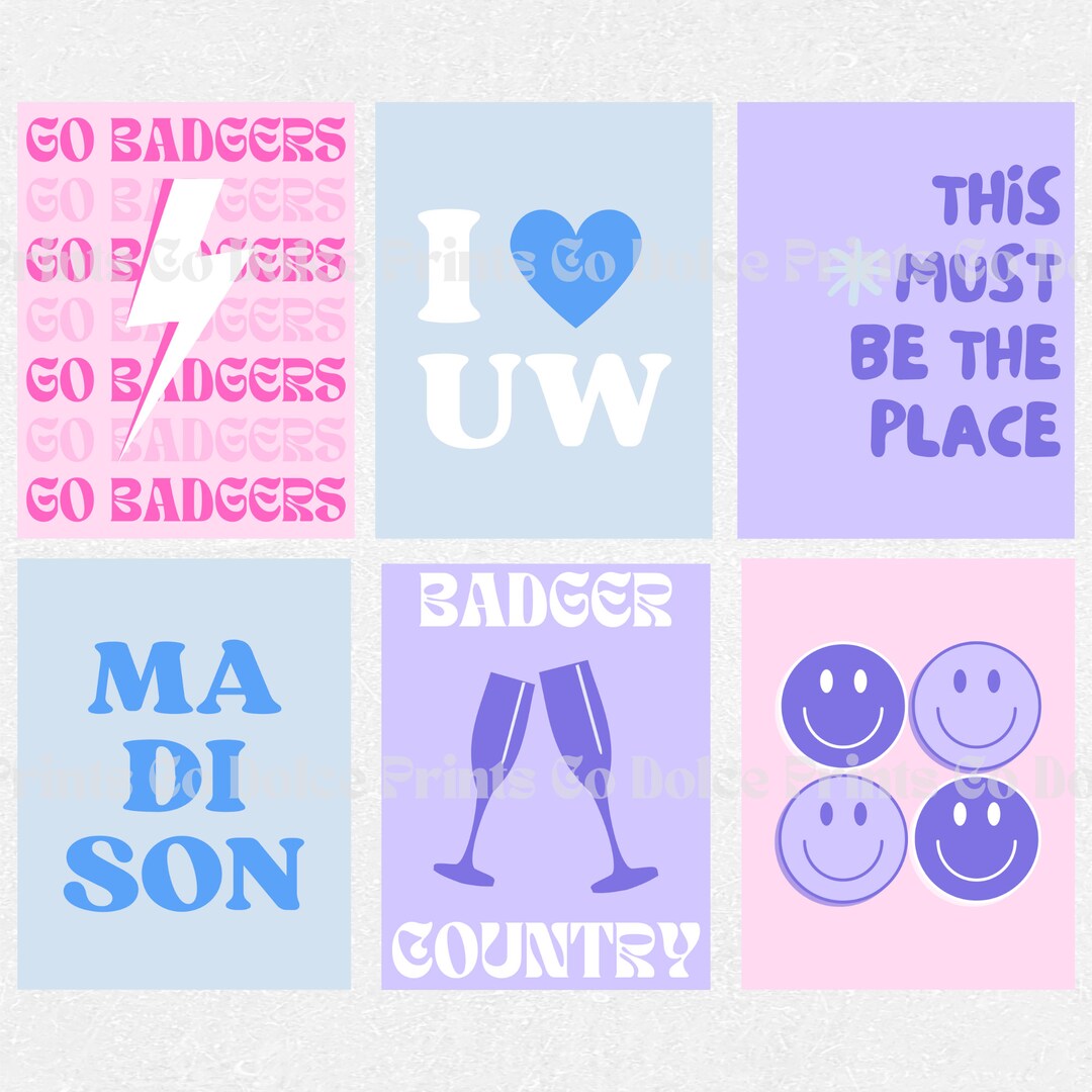 UW Madison Art Prints DIGITAL DOWNLOAD - Etsy